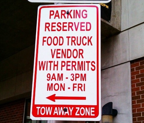 Baltimore: This is Your New Food Truck "Restricted Parking" Sign ...